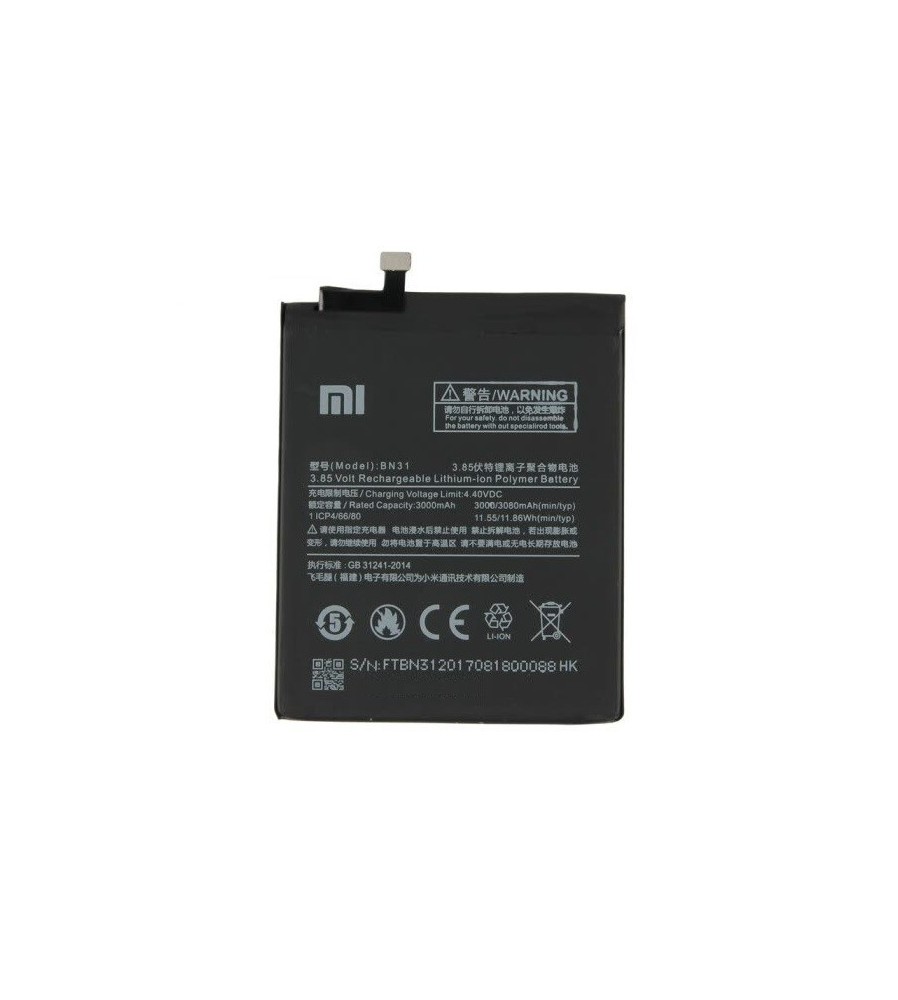 Bateria Xiaomi Redmi Note 5A/ / para Xiaomi Mi A1 / Redmi S2 - 3000mAh ...