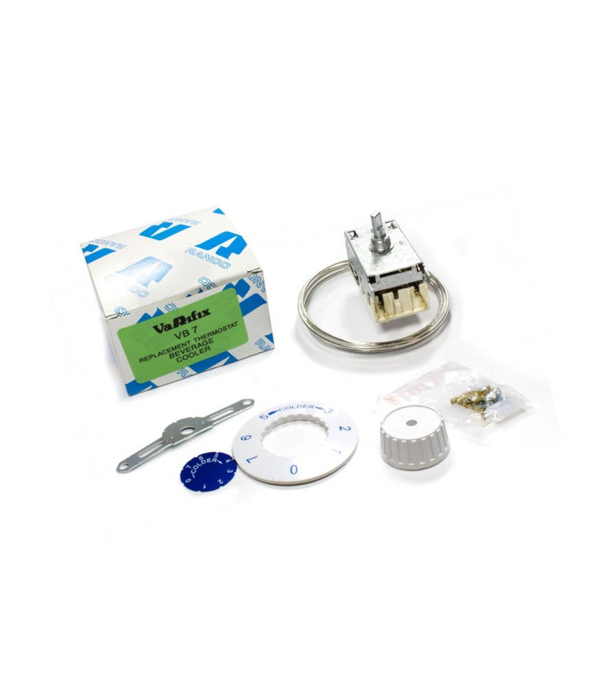 Termostato Universal Ranco VB7 K50-P1118 p/ Refrigerador/Vitrine de bebidas