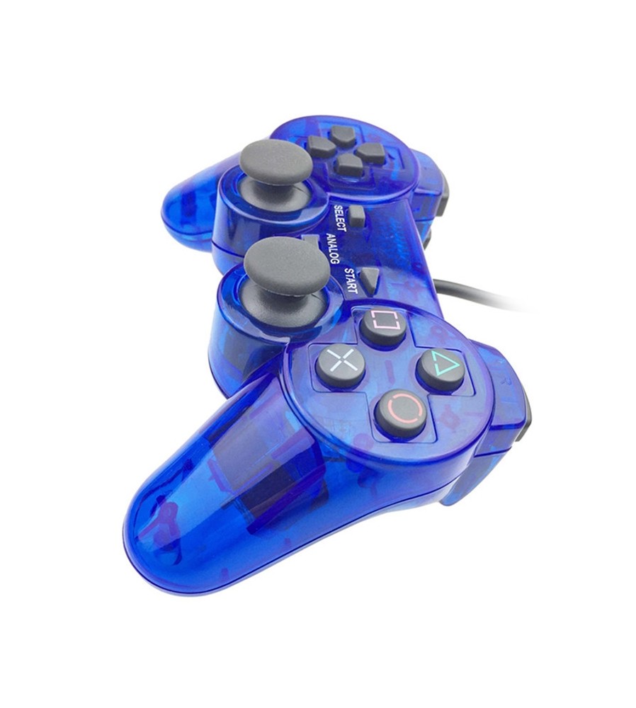 Comando Compatível para Playstation 2 (Azul)